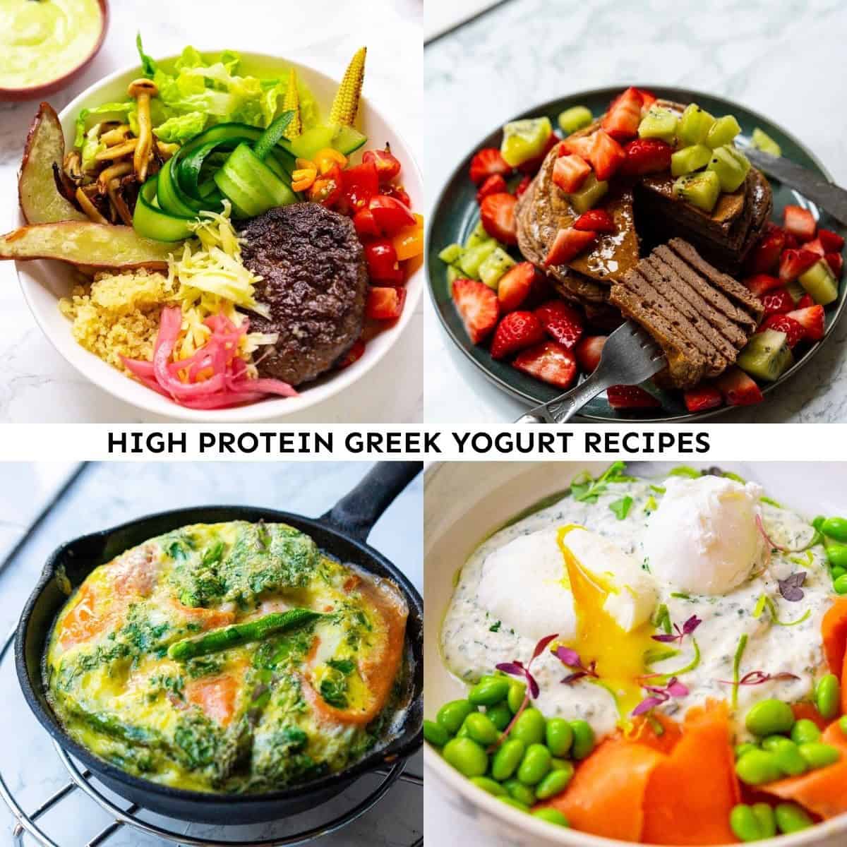 High Protein Greek Yogurt Recipes (Round Up) - Casey The Roasted Rose